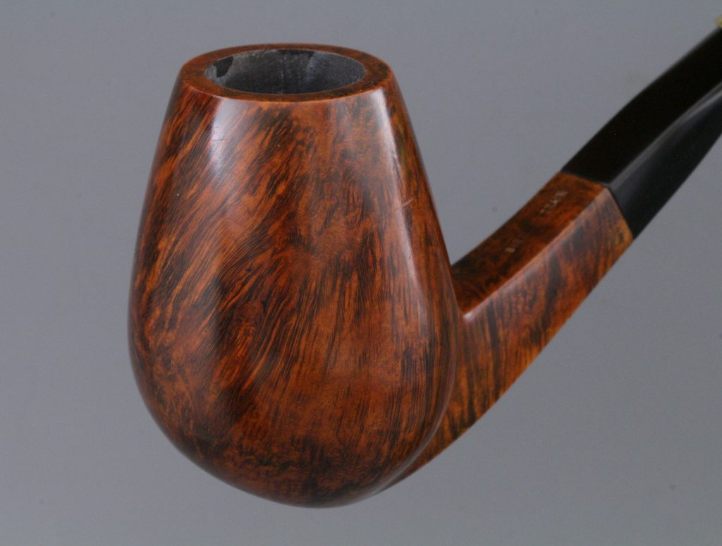 W.Ø Larsen handmade pipe straight grain pipe - pipeshop New Old Stock