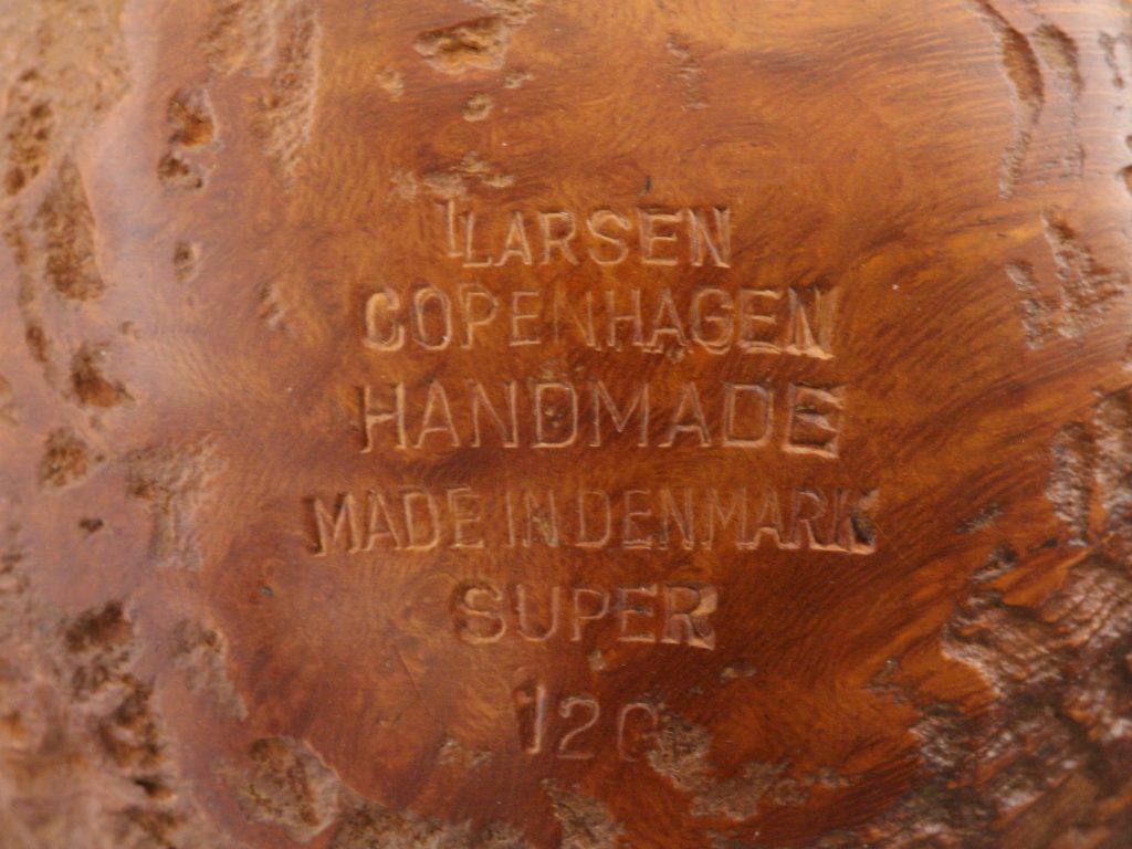 W.Ø Larsen handmade pipe #120 - pipeshop New Old Stock - Amsterdam Pipe ...